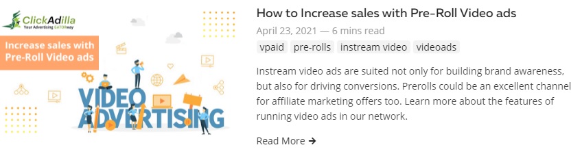 Outstream ads: types and advantages