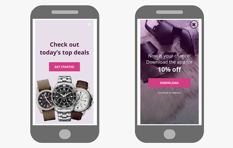 Get more traffic with Full-page Interstitial Ads