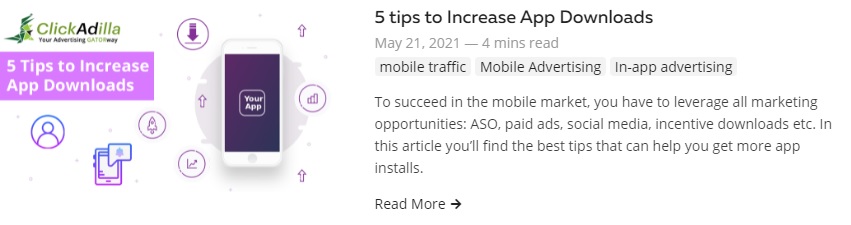 How to show your ads in mobile apps?